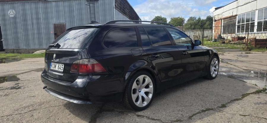 Black BMW 530 2004 in Alytus, with an engine capacity of 2.99 L and mileage of 419 thousand km for 2800 €, photo 3 on AUTOMOTO.COM.LV