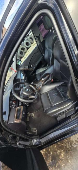 Black BMW 530 2004 in Alytus, with an engine capacity of 2.99 L and mileage of 419 thousand km for 2800 €, photo 6 on AUTOMOTO.COM.LV