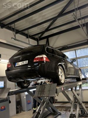 Black BMW 530 2004 in Kuldiga, with an engine capacity of 3.00 L and mileage of 0 thousand km for 4000 €, photo 11 on AUTOMOTO.COM.LV