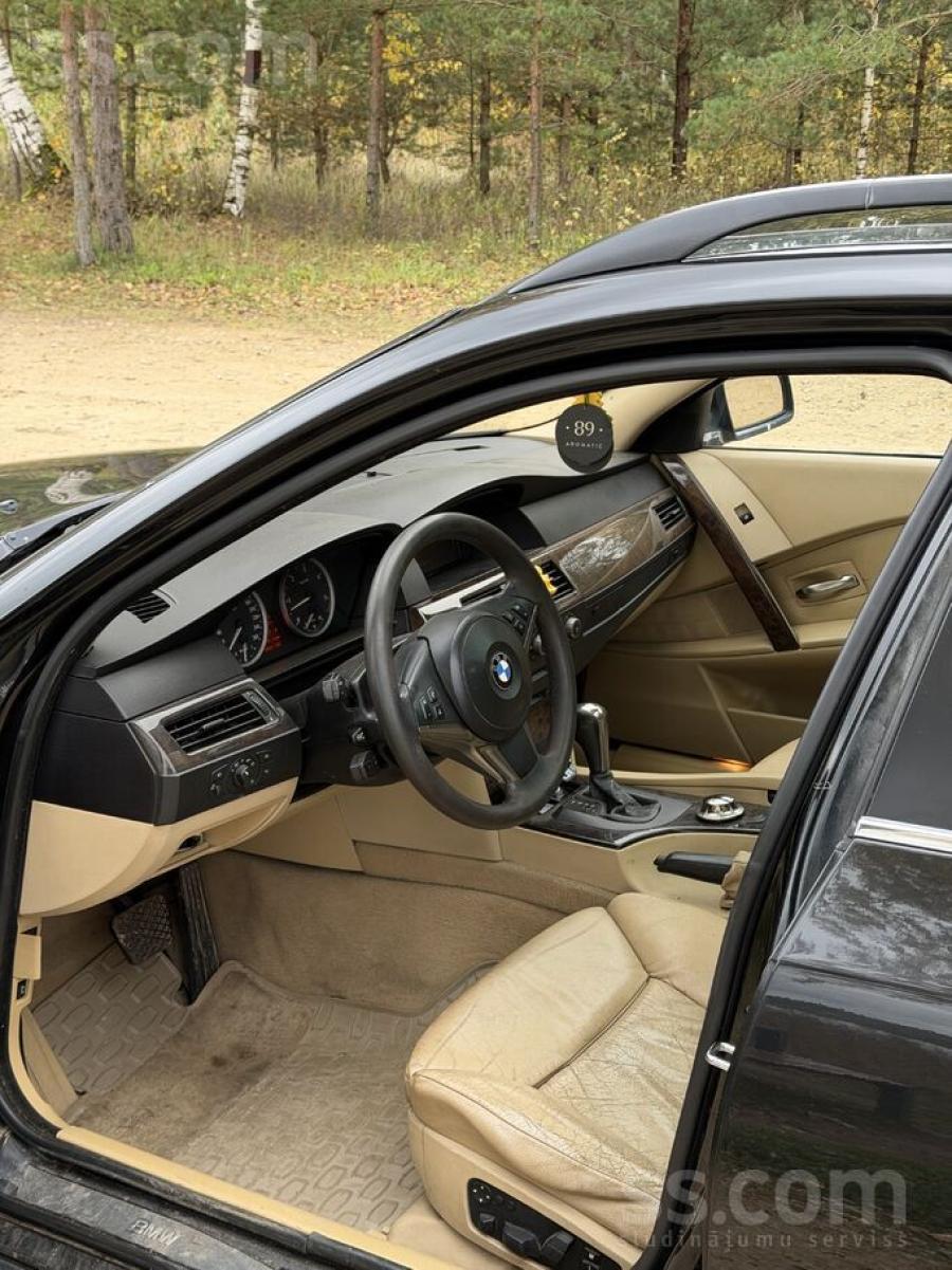 Melns BMW 530 2004 Jēkabpils, ar dzinēja tilpumu 3.00 L un nobraukumu 389 tūkst. km par 2850 €, foto 8 vietnē AUTOMOTO.COM.LV