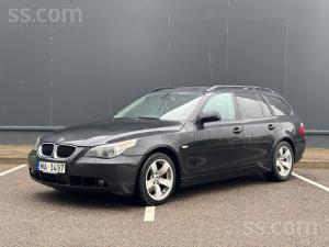 Black BMW 530 2005 in Riga, with an engine capacity of 2.50 L and mileage of 266 thousand km for 2950 €, photo 1 on AUTOMOTO.COM.LV