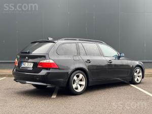 Black BMW 530 2005 in Riga, with an engine capacity of 2.50 L and mileage of 266 thousand km for 2950 €, photo 3 on AUTOMOTO.COM.LV