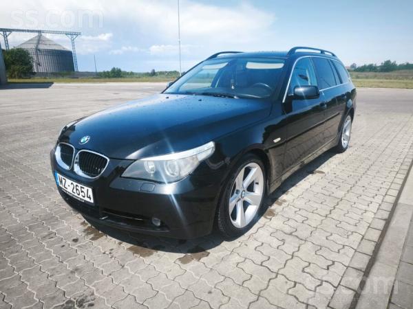 Black BMW 530 2005 in Liepaja, with an engine capacity of 3.00 L and mileage of 260 thousand km for 3950 €, photo 1 on AUTOMOTO.COM.LV