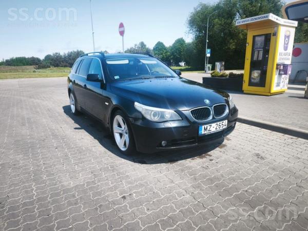 Black BMW 530 2005 in Liepaja, with an engine capacity of 3.00 L and mileage of 260 thousand km for 3950 €, photo 2 on AUTOMOTO.COM.LV