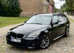 Black BMW 530 2005 in Jelgava, with an engine capacity of 3.00 L and mileage of 415 thousand km for 4700 €, photo 2 on AUTOMOTO.COM.LV