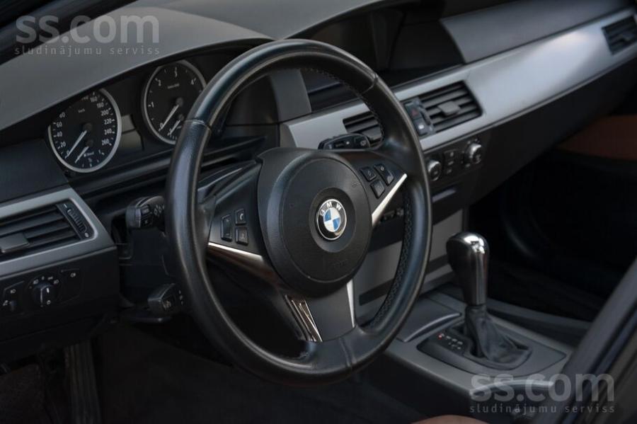 Melns BMW 530 2005 Rīga, ar dzinēja tilpumu 3.00 L un nobraukumu 0 tūkst. km par 3852 €, foto 15 vietnē AUTOMOTO.COM.LV