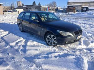 Black BMW 530 2005 in Bauska, with an engine capacity of 3.00 L and mileage of 287 thousand km for 2450 €, photo 6 on AUTOMOTO.COM.LV