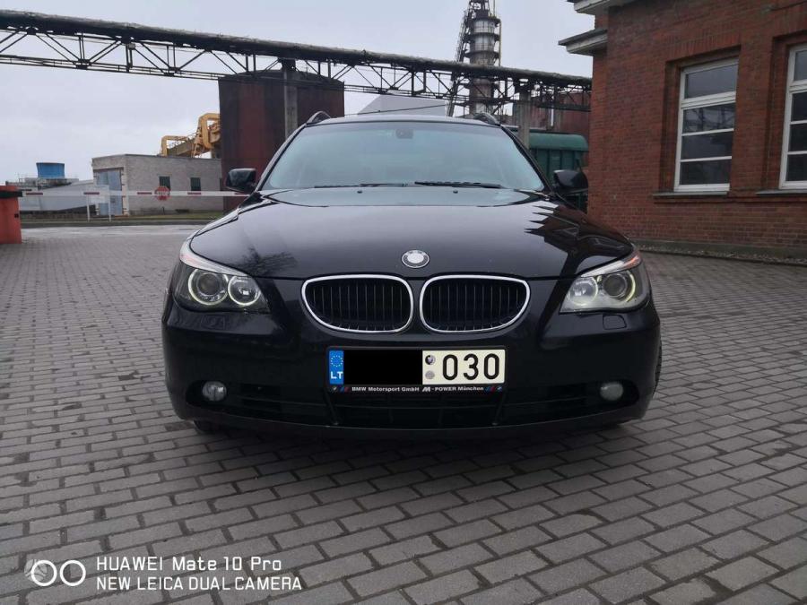 Black BMW 530 2005 in Marijampole, with an engine capacity of 2.99 L and mileage of 390 thousand km for 3599 €, photo 13 on AUTOMOTO.COM.LV