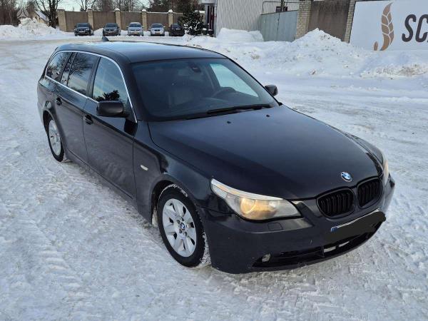 Black BMW 530 2005 in Silute, with an engine capacity of 2.99 L and mileage of 352 thousand km for 1500 €, photo 1 on AUTOMOTO.COM.LV