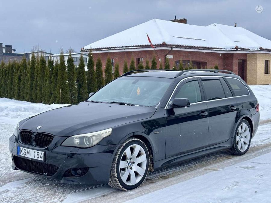 Black BMW 530 2005 in Vilnius, with an engine capacity of 3.00 L and mileage of 400 thousand km for 3500 €, photo 1 on AUTOMOTO.COM.LV