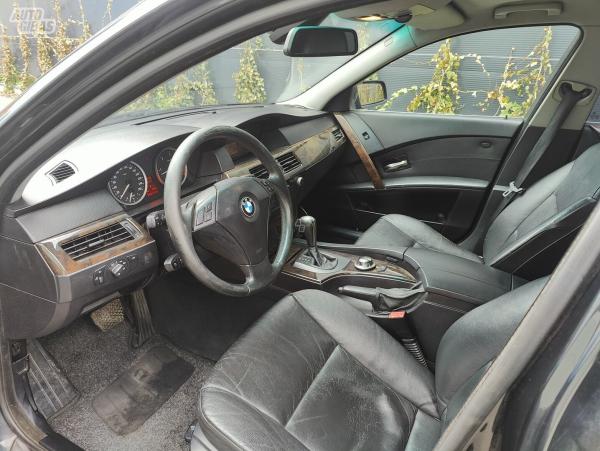 Black BMW 530 2005 in Klaipeda, with an engine capacity of 3.00 L and mileage of 399 thousand km for 2600 €, photo 9 on AUTOMOTO.COM.LV