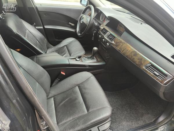 Black BMW 530 2005 in Klaipeda, with an engine capacity of 3.00 L and mileage of 399 thousand km for 2600 €, photo 10 on AUTOMOTO.COM.LV