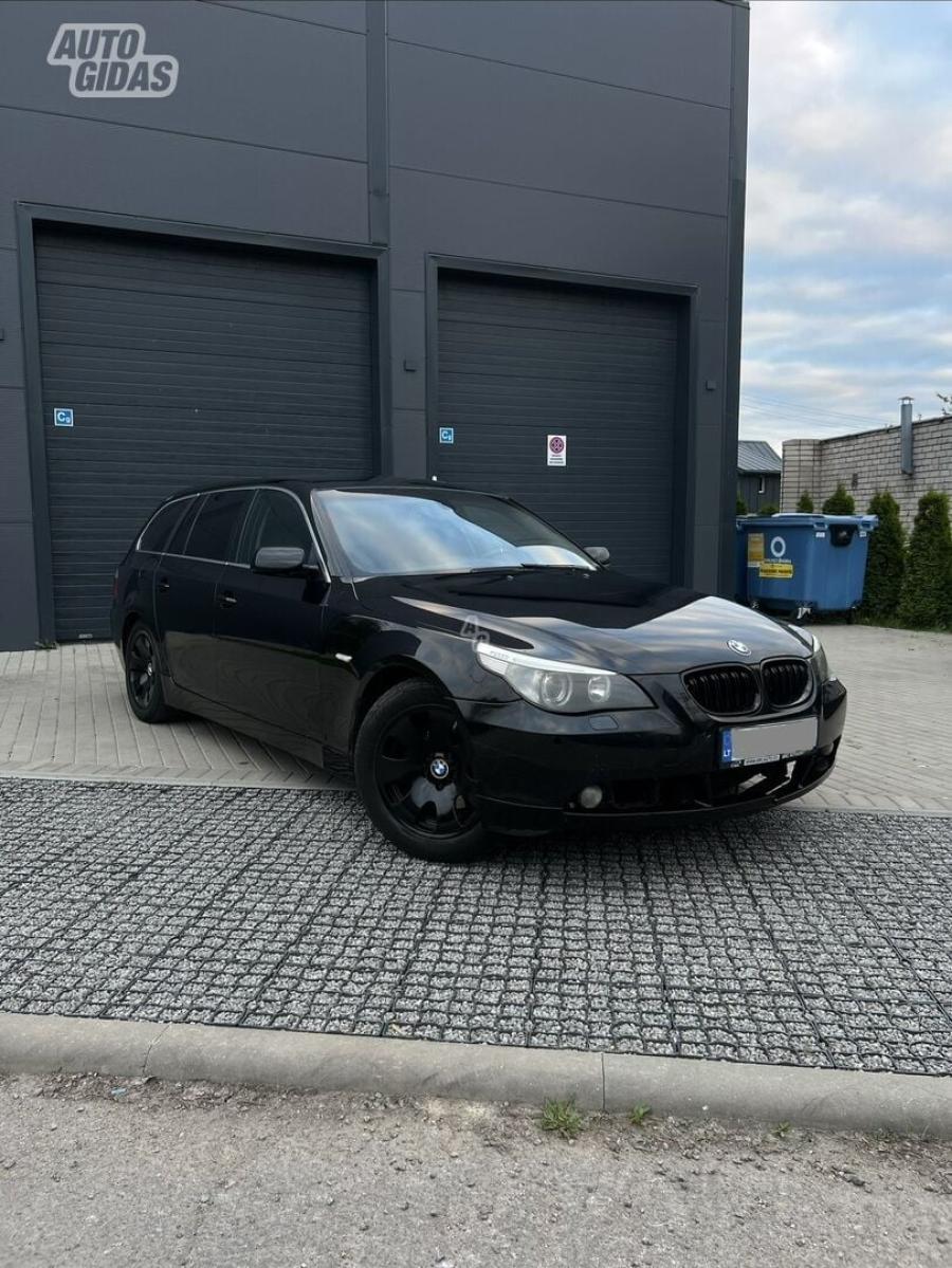 Black BMW 530 2005 in Kaunas, with an engine capacity of 3.00 L and mileage of 500 thousand km for 1700 €, photo 1 on AUTOMOTO.COM.LV