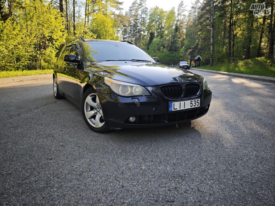 Melns BMW 530 2005 Visaginas, ar dzinēja tilpumu 3.00 L un nobraukumu 348 tūkst. km par 2500 €, foto 4 vietnē AUTOMOTO.COM.LV