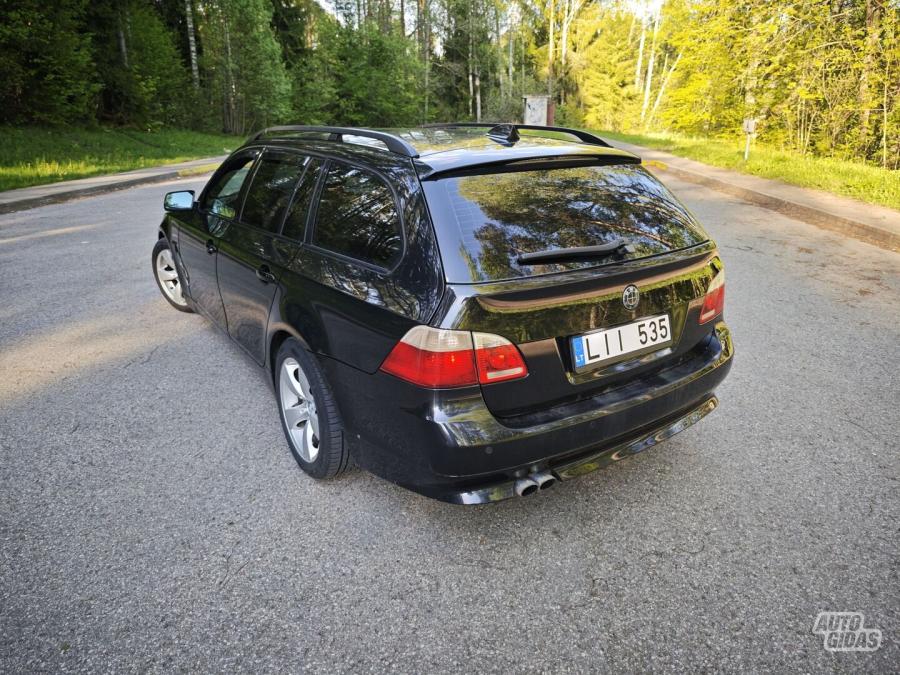 Melns BMW 530 2005 Visaginas, ar dzinēja tilpumu 3.00 L un nobraukumu 348 tūkst. km par 2500 €, foto 7 vietnē AUTOMOTO.COM.LV