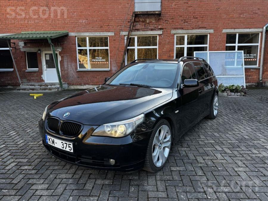 Черный БМВ 530 2005 в Валмиера, объемом двигателя 3.00 л и пробегом 350 тыс. км за 3400 €, фото 1 на AUTOMOTO.COM.LV