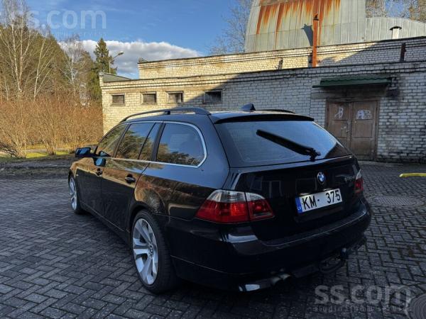 Black BMW 530 2005 in Valmiera, with an engine capacity of 3.00 L and mileage of 350 thousand km for 3400 €, photo 3 on AUTOMOTO.COM.LV