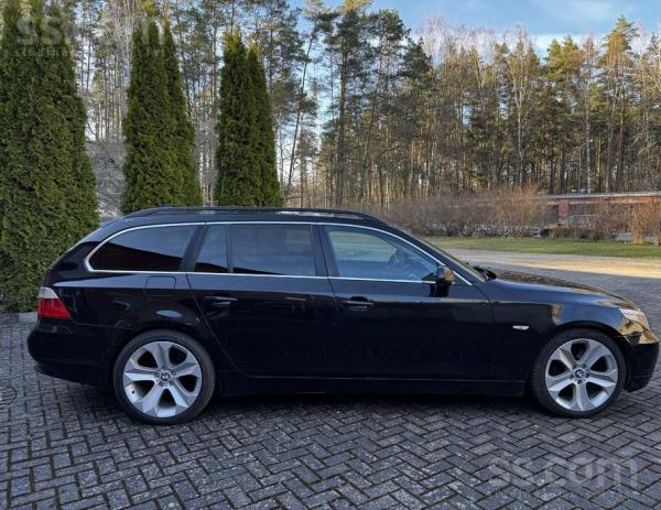 Black BMW 530 2005 in Valmiera, with an engine capacity of 3.00 L and mileage of 350 thousand km for 3400 €, photo 5 on AUTOMOTO.COM.LV