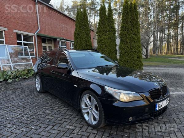 Black BMW 530 2005 in Valmiera, with an engine capacity of 3.00 L and mileage of 350 thousand km for 3400 €, photo 6 on AUTOMOTO.COM.LV