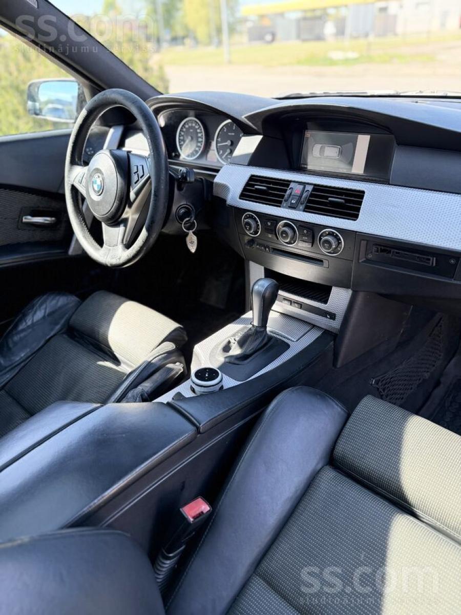 Melns BMW 530 2005 Liepāja, ar dzinēja tilpumu 3.00 L un nobraukumu 408 tūkst. km par 3200 €, foto 7 vietnē AUTOMOTO.COM.LV