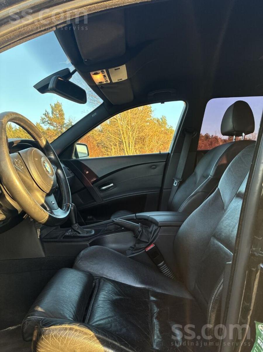 Melns BMW 530 2005 Liepāja, ar dzinēja tilpumu 3.00 L un nobraukumu 312 tūkst. km par 4750 €, foto 20 vietnē AUTOMOTO.COM.LV
