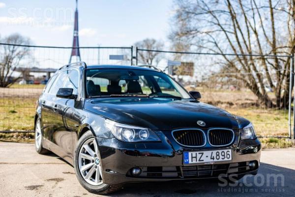 Black BMW 530 2005 in Riga, with an engine capacity of 3.00 L and mileage of 520 thousand km for 4490 €, photo 2 on AUTOMOTO.COM.LV
