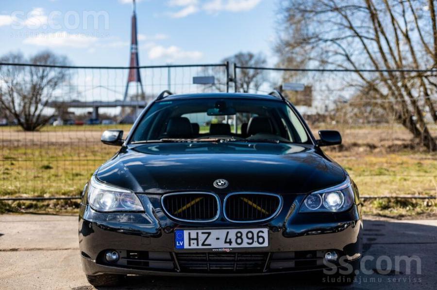Black BMW 530 2005 in Riga, with an engine capacity of 3.00 L and mileage of 520 thousand km for 4490 €, photo 4 on AUTOMOTO.COM.LV