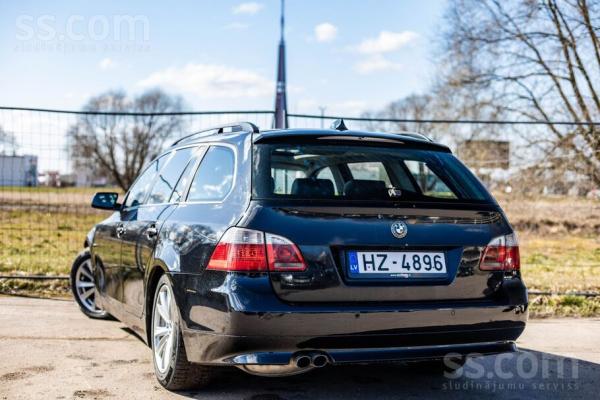 Black BMW 530 2005 in Riga, with an engine capacity of 3.00 L and mileage of 520 thousand km for 4490 €, photo 6 on AUTOMOTO.COM.LV