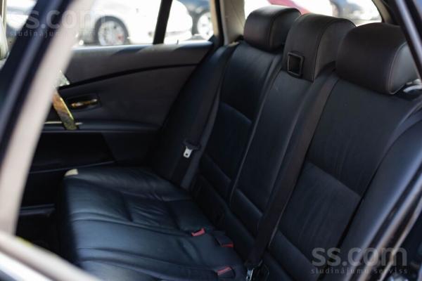 Black BMW 530 2005 in Riga, with an engine capacity of 3.00 L and mileage of 520 thousand km for 4490 €, photo 10 on AUTOMOTO.COM.LV