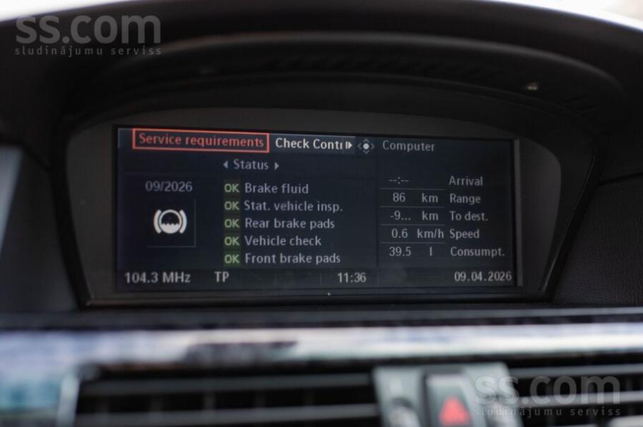 Black BMW 530 2005 in Riga, with an engine capacity of 3.00 L and mileage of 520 thousand km for 4490 €, photo 22 on AUTOMOTO.COM.LV