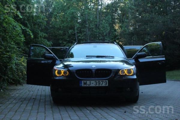 Black BMW 530 2005 in Rezekne, with an engine capacity of 3.00 L and mileage of 348 thousand km for 3500 €, photo 2 on AUTOMOTO.COM.LV