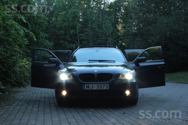 Black BMW 530 2005 in Rezekne, with an engine capacity of 3.00 L and mileage of 348 thousand km for 3500 €, photo 3 on AUTOMOTO.COM.LV
