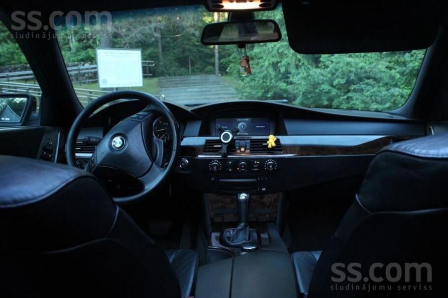 Melns BMW 530 2005 Rēzekne, ar dzinēja tilpumu 3.00 L un nobraukumu 348 tūkst. km par 3500 €, foto 8 vietnē AUTOMOTO.COM.LV