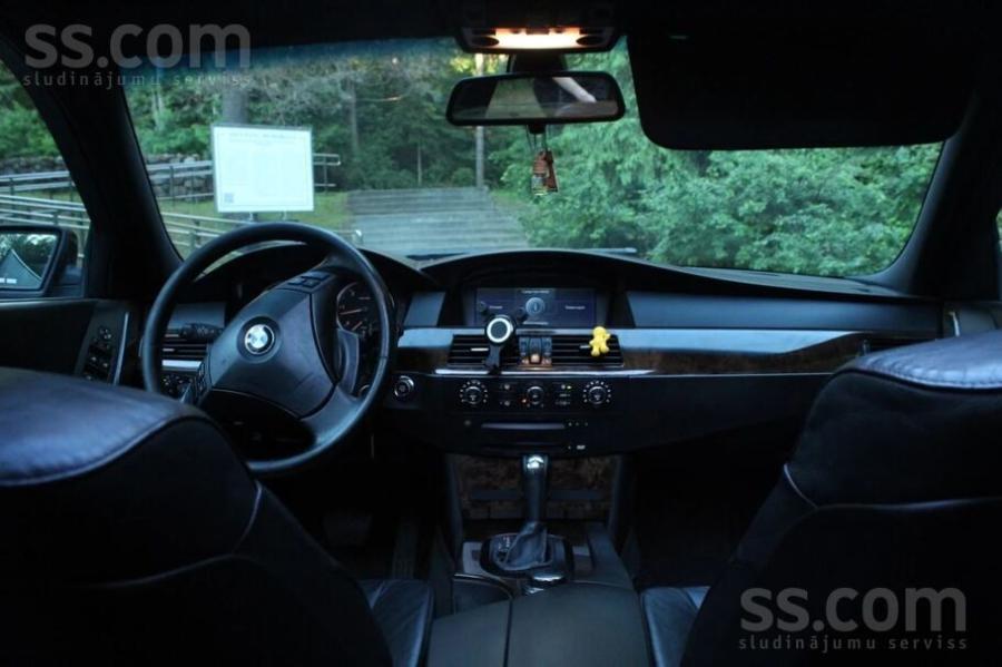 Melns BMW 530 2005 Rēzekne, ar dzinēja tilpumu 3.00 L un nobraukumu 348 tūkst. km par 3500 €, foto 9 vietnē AUTOMOTO.COM.LV