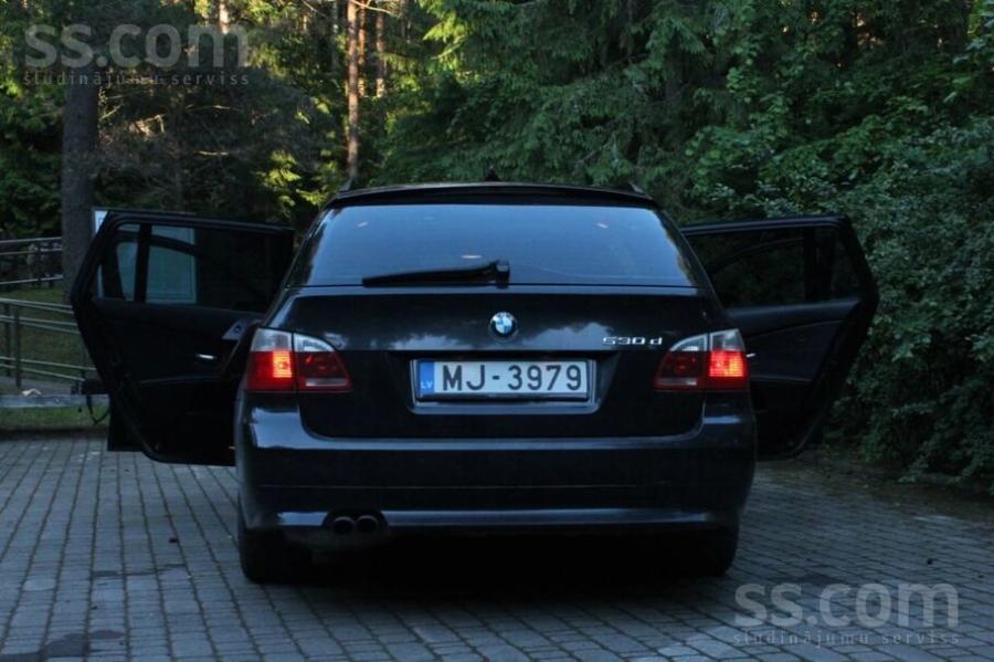 Melns BMW 530 2005 Rēzekne, ar dzinēja tilpumu 3.00 L un nobraukumu 348 tūkst. km par 3500 €, foto 24 vietnē AUTOMOTO.COM.LV