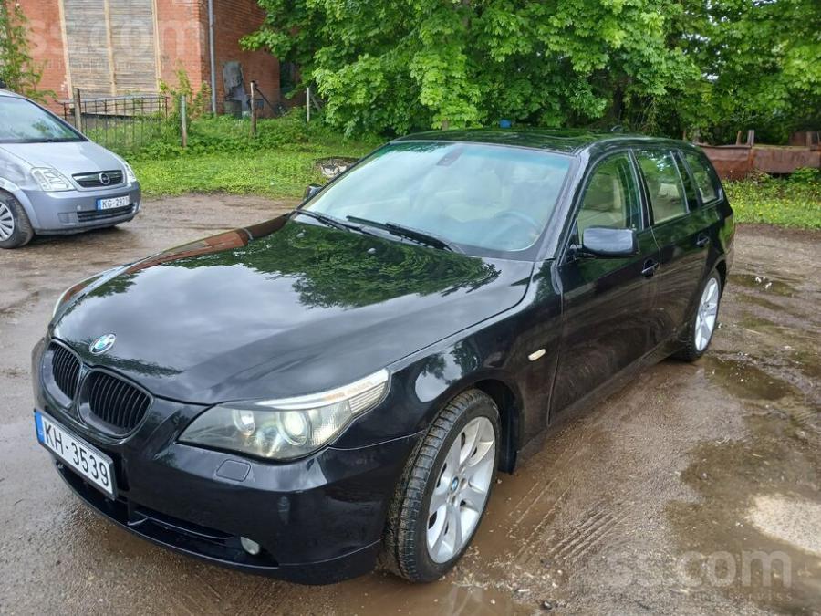 Black BMW 530 2005 in Bauska, with an engine capacity of 3.00 L and mileage of 287 thousand km for 1950 €, photo 3 on AUTOMOTO.COM.LV