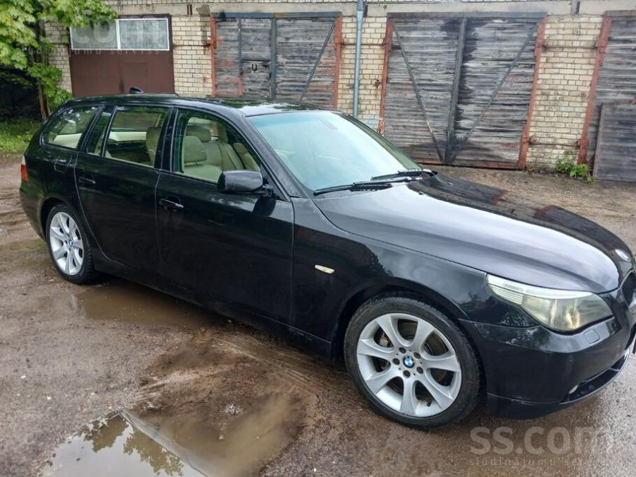 Black BMW 530 2005 in Bauska, with an engine capacity of 3.00 L and mileage of 287 thousand km for 1950 €, photo 7 on AUTOMOTO.COM.LV
