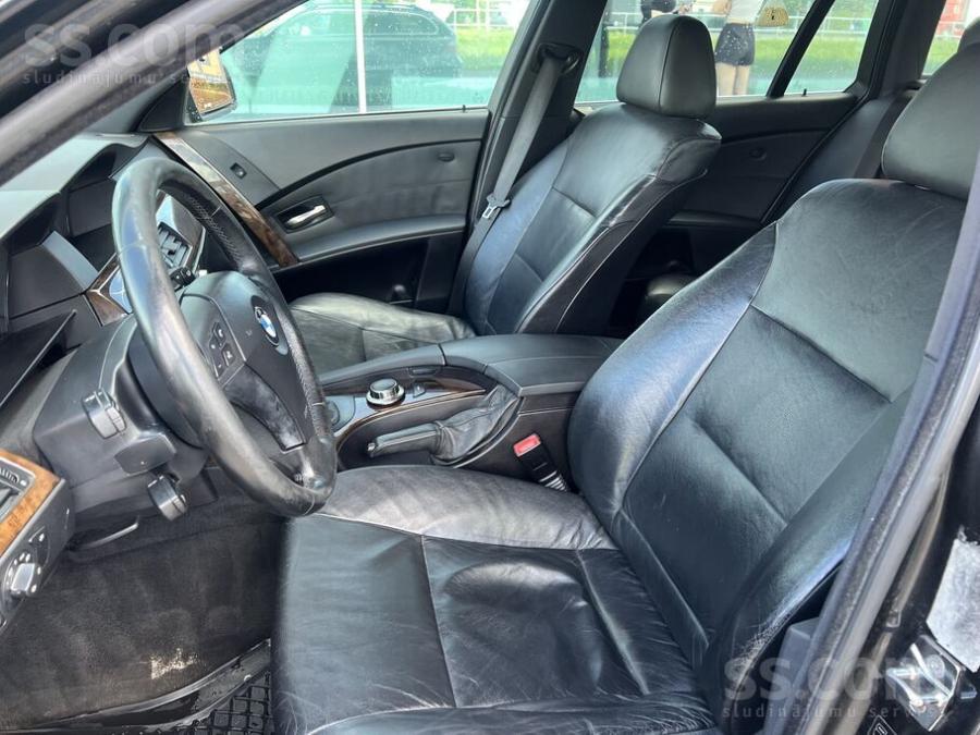 Melns BMW 530 2005 Rēzekne, ar dzinēja tilpumu 3.00 L un nobraukumu 348 tūkst. km par 3990 €, foto 14 vietnē AUTOMOTO.COM.LV
