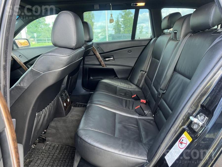 Melns BMW 530 2005 Rēzekne, ar dzinēja tilpumu 3.00 L un nobraukumu 348 tūkst. km par 3990 €, foto 20 vietnē AUTOMOTO.COM.LV