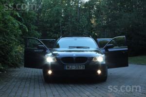 Black BMW 530 2005 in Rezekne, with an engine capacity of 3.00 L and mileage of 348 thousand km for 3500 €, photo 4 on AUTOMOTO.COM.LV
