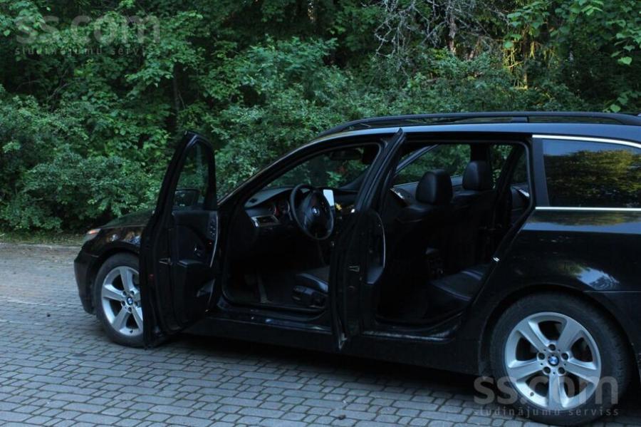 Black BMW 530 2005 in Rezekne, with an engine capacity of 3.00 L and mileage of 348 thousand km for 3500 €, photo 7 on AUTOMOTO.COM.LV