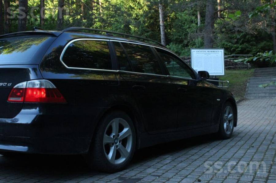 Black BMW 530 2005 in Rezekne, with an engine capacity of 3.00 L and mileage of 348 thousand km for 3500 €, photo 15 on AUTOMOTO.COM.LV