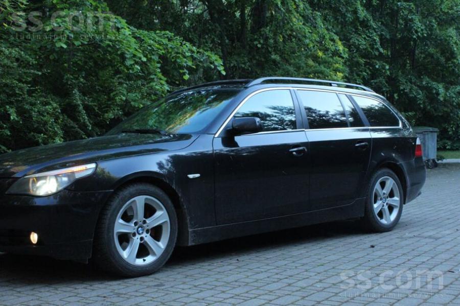 Black BMW 530 2005 in Rezekne, with an engine capacity of 3.00 L and mileage of 348 thousand km for 3500 €, photo 17 on AUTOMOTO.COM.LV
