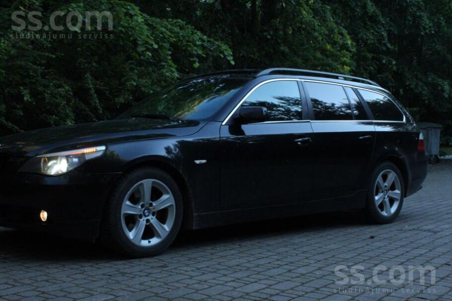 Black BMW 530 2005 in Rezekne, with an engine capacity of 3.00 L and mileage of 348 thousand km for 3500 €, photo 18 on AUTOMOTO.COM.LV
