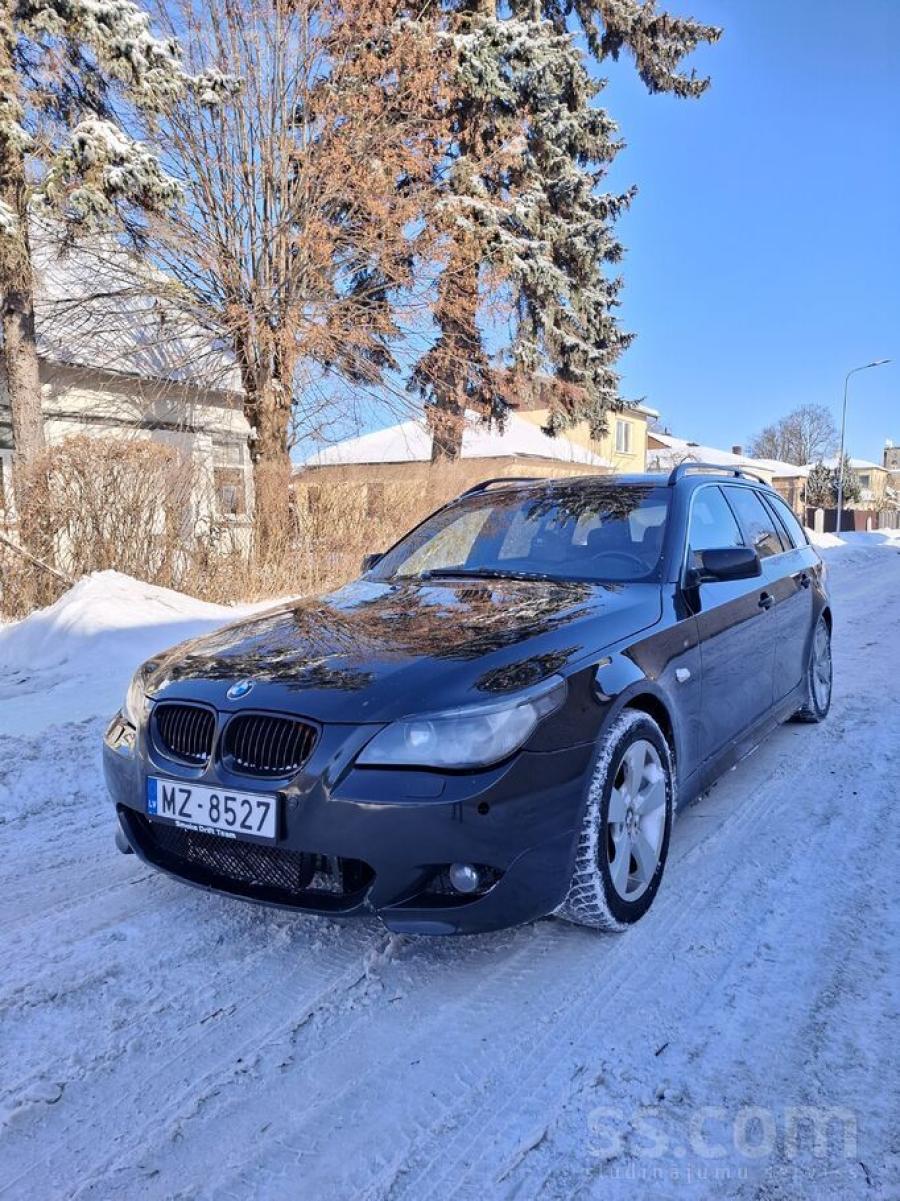 Black BMW 530 2005 in Jelgava, with an engine capacity of 3.00 L and mileage of 425 thousand km for 2500 €, photo 4 on AUTOMOTO.COM.LV