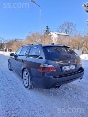 Black BMW 530 2005 in Jelgava, with an engine capacity of 3.00 L and mileage of 425 thousand km for 2500 €, photo 5 on AUTOMOTO.COM.LV