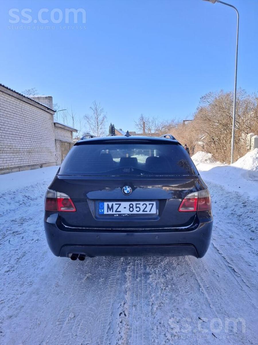 Black BMW 530 2005 in Jelgava, with an engine capacity of 3.00 L and mileage of 425 thousand km for 2500 €, photo 6 on AUTOMOTO.COM.LV
