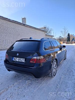 Black BMW 530 2005 in Jelgava, with an engine capacity of 3.00 L and mileage of 425 thousand km for 2500 €, photo 7 on AUTOMOTO.COM.LV