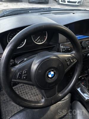 Black BMW 530 2005 in Riga, with an engine capacity of 3.00 L and mileage of 354 thousand km for 2690 €, photo 3 on AUTOMOTO.COM.LV