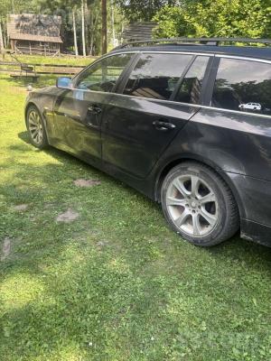 Black BMW 530 2005 in Riga, with an engine capacity of 3.00 L and mileage of 355 thousand km for 2890 €, photo 5 on AUTOMOTO.COM.LV